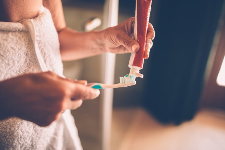 Should you brush your teeth in the shower? - Golden Dental Solutions